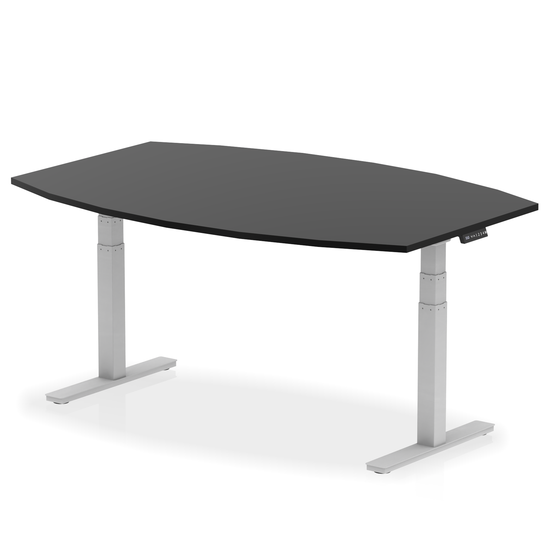 High Gloss Writable Boardroom Table Height Adjustable – Sittiqchairs